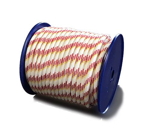 Hau Dyneema - white w/yellow and red marker thread